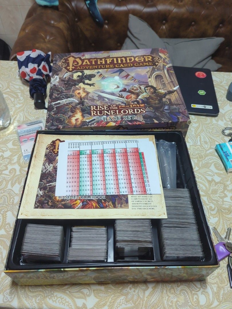 Pathfinder ACG Rise of the Runelords + All packs + Character pack ...