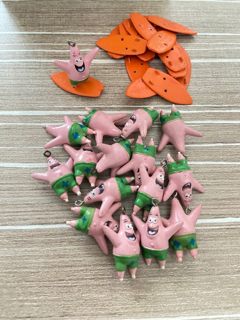 Patrick Star Surfing Charms, Hobbies & Toys, Stationery & Craft, Craft ...