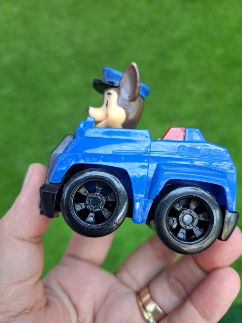 Paw Patrol Rescue Racer Chase in Police Vehicle Figure [Figure Does Not ...
