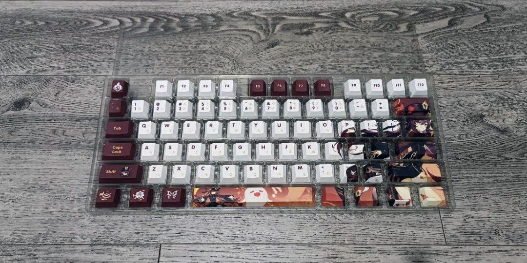 PBT Genshin HuTao Keycap, Computers & Tech, Parts & Accessories ...