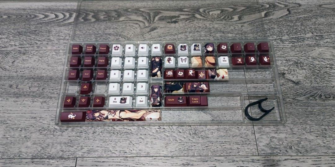 PBT Genshin HuTao Keycap Keycap for any Keyboard, Computers & Tech ...