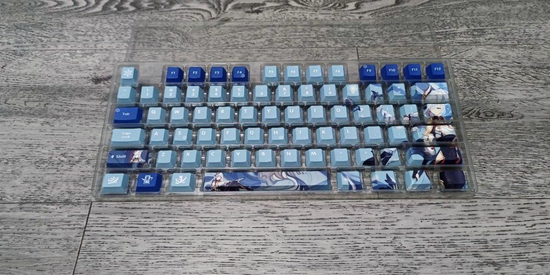 PBT Genshin ShenHe Keycap for any Keyboard, Computers & Tech, Parts ...