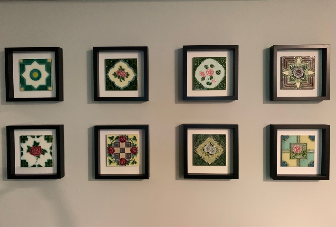 Peranakan Style Majolica Tiles (Authentic Vintage), Furniture & Home ...