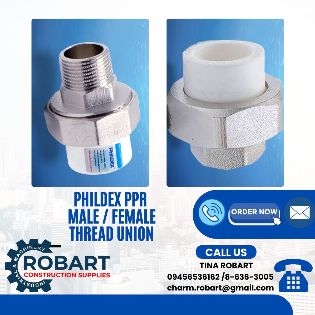 Phildex PPR Male / Female Thread Union on Carousell