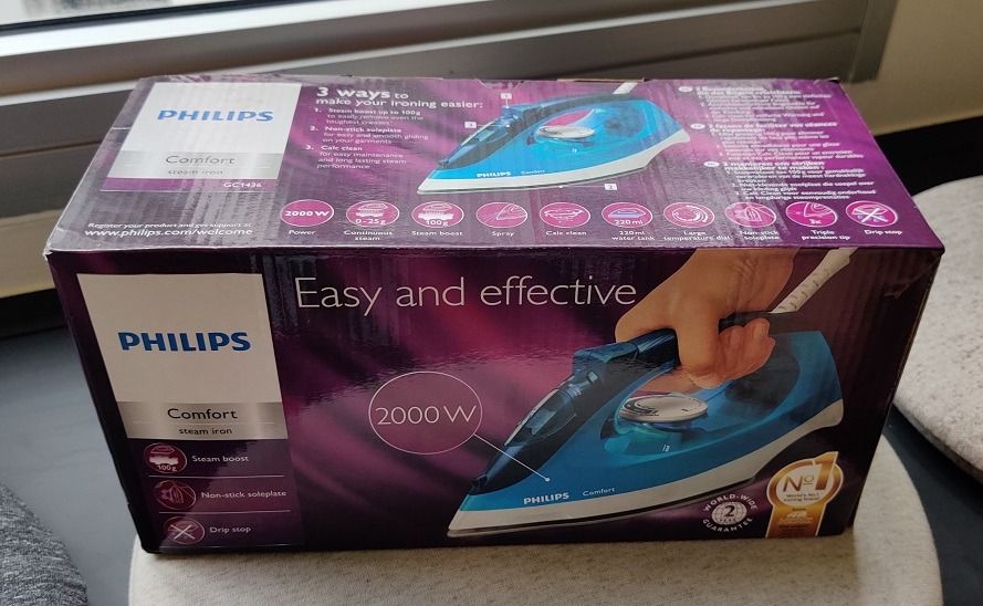 Philips COMFORT 2000W Iron, TV & Home Appliances, Irons & Steamers on ...