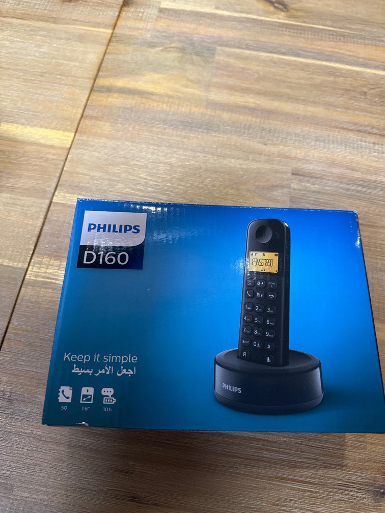 Philips Cordless Phone D160, Mobile Phones & Gadgets, Other Gadgets on ...