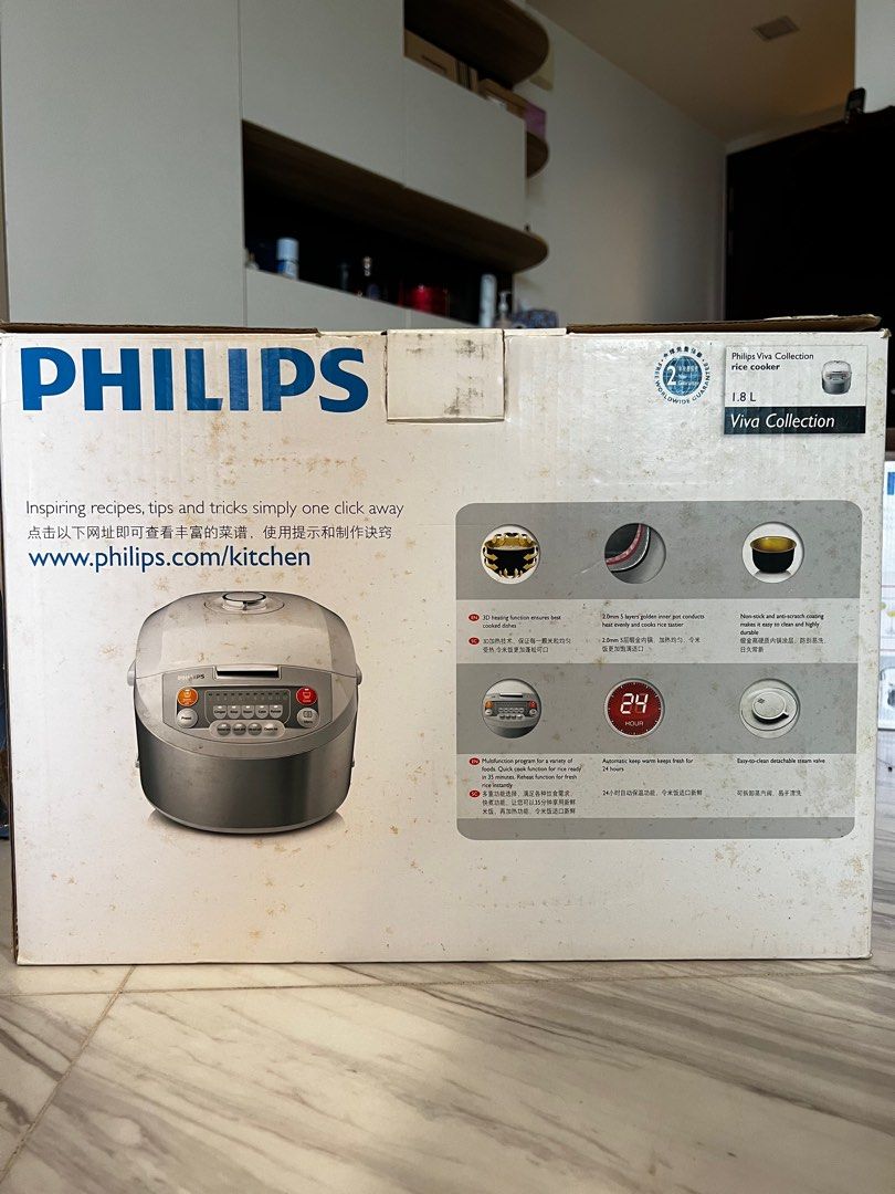 Philips Viva Collection Rice Cooker, TV & Home Appliances, Kitchen ...