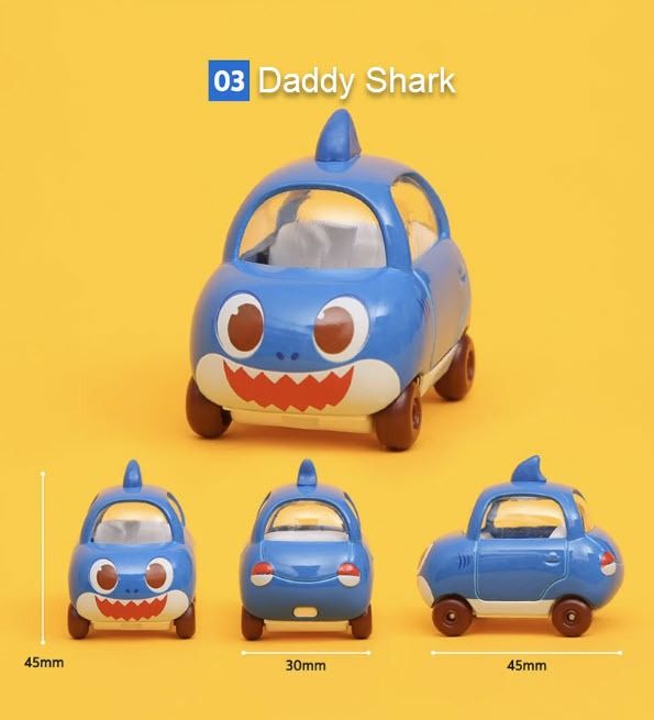 [SG Local Store] Pinkfong Mini Car Kamicar Baby Shark Daddy Shark Mommy ...