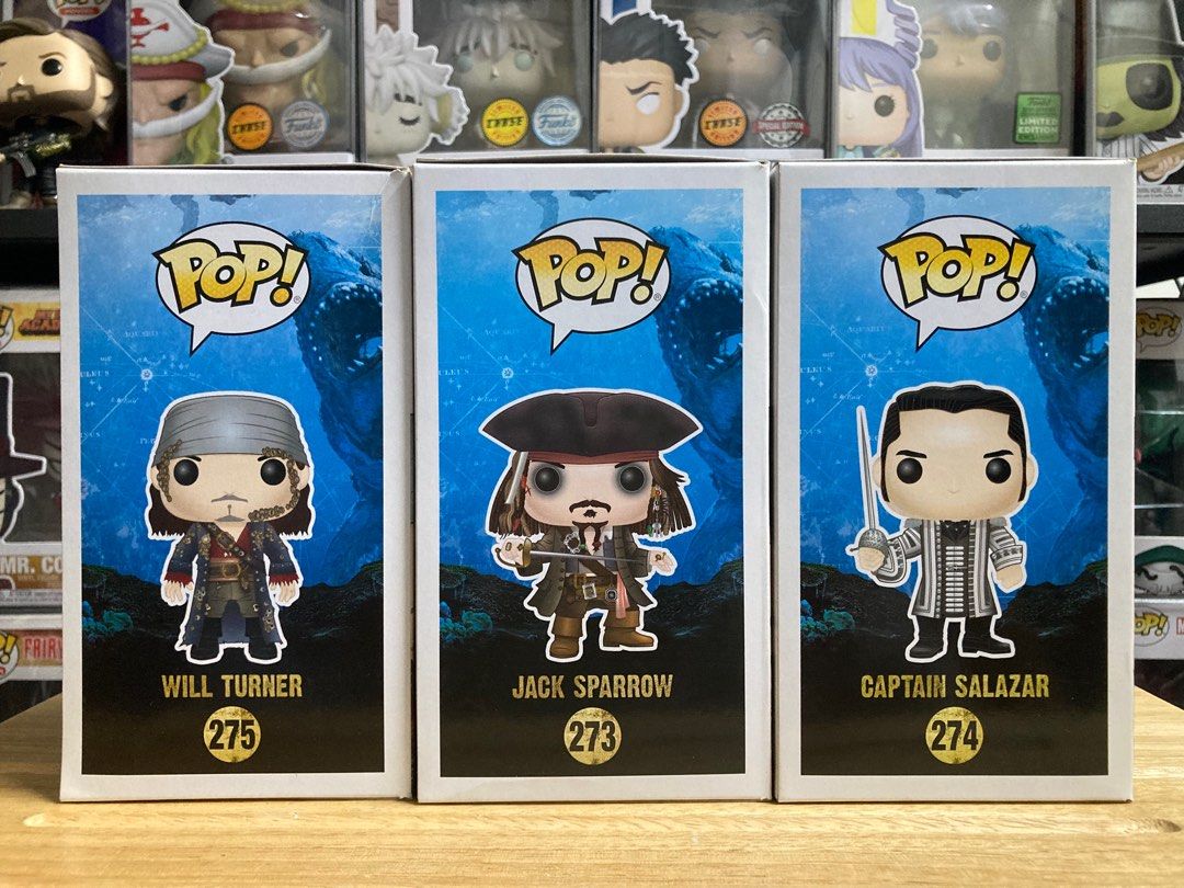 Pirates of the Caribbean Jack Sparrow/Ghost of Will Turner/Captain ...