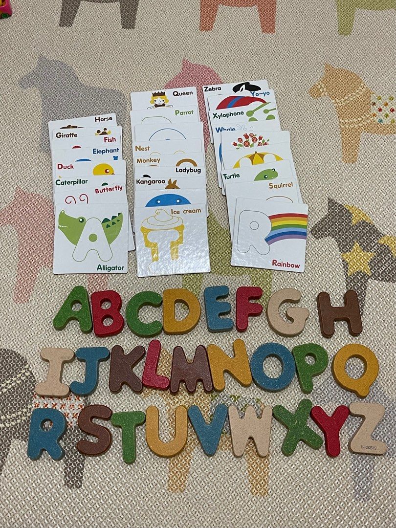 Plan Toys Alphabet A-Z, Hobbies & Toys, Toys & Games on Carousell