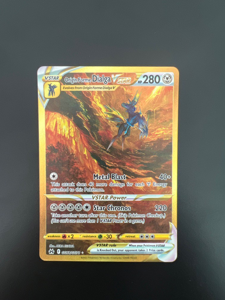 Pokemon crown zenith dialga vstar, Hobbies & Toys, Toys & Games on ...