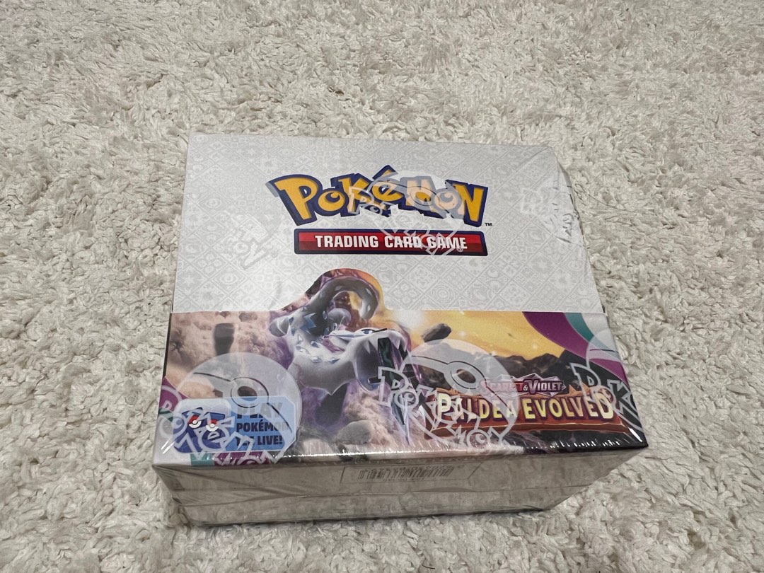 Pokemon Paldea Evolved booster box PAL Pokémon charizard pikachu ...