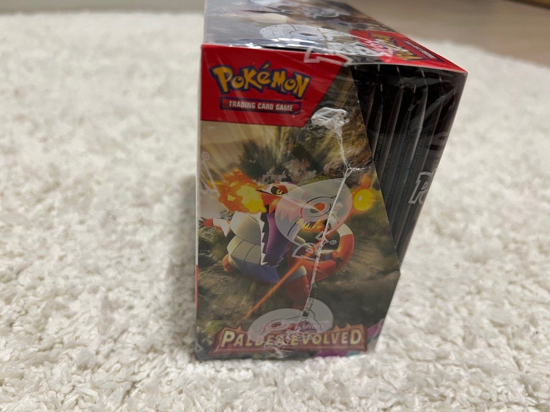Pokemon Paldea Evolved booster box PAL Pokémon charizard pikachu ...