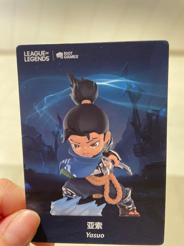 Popmart League of Legends - Yasuo, Hobbies & Toys, Toys & Games on ...