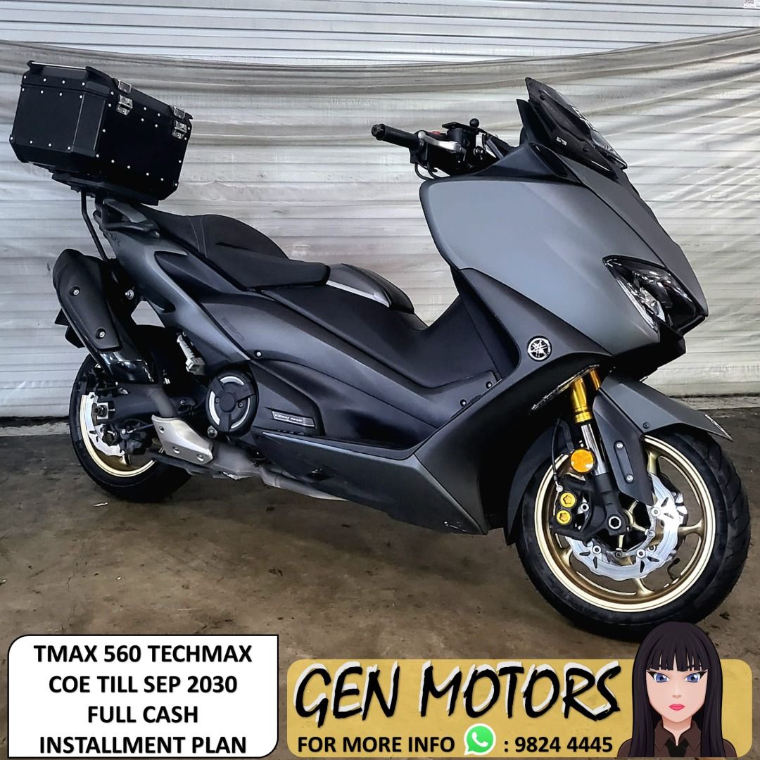 PRE-OWNED YAMAHA TMAX 560 TECHMAX | TMAX560 (Sep 2030), Motorcycles ...
