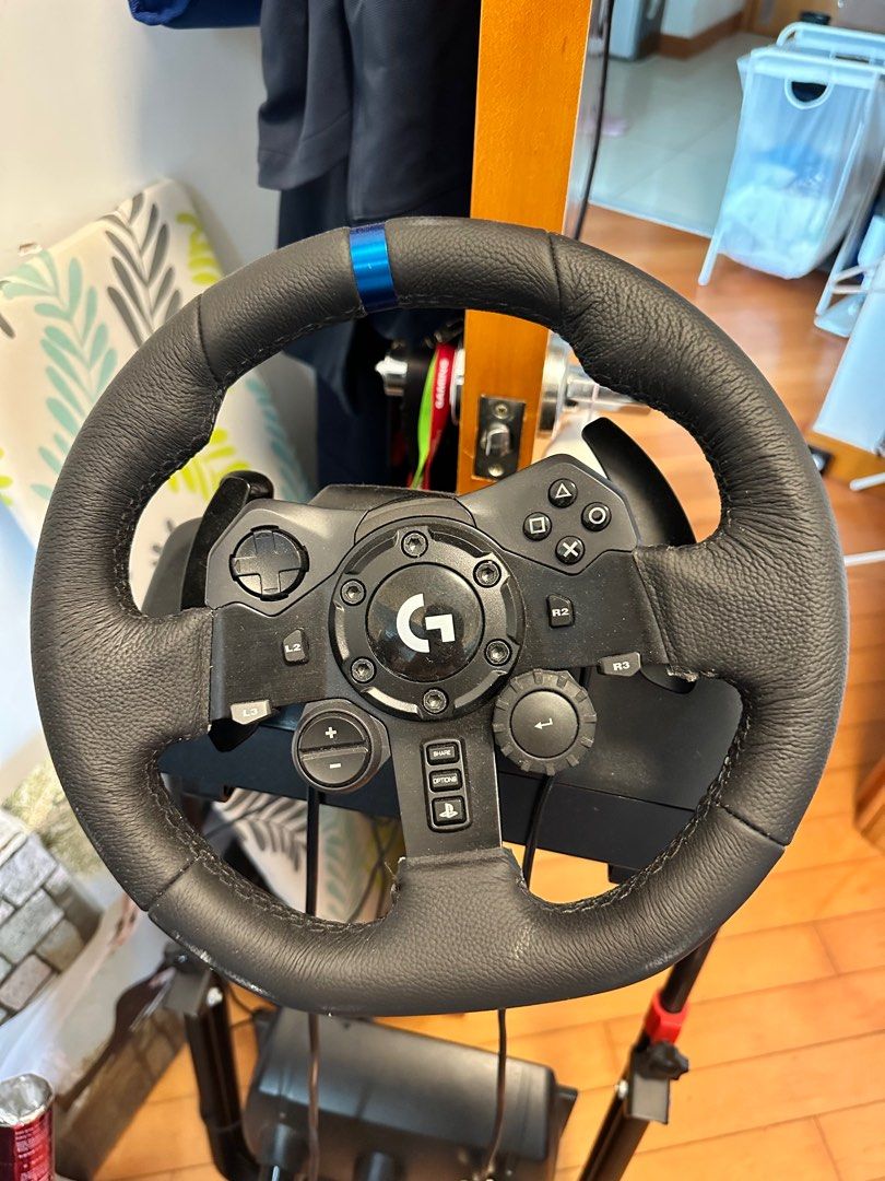 (PS)-Logitech Trueforce 923 - Driving Wheel, Pedals and Stand, 電子遊戲, 遊戲 ...