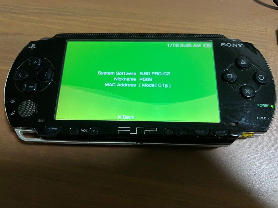 Psp 1006 modded 1000 playstation portable, Video Gaming, Video Game ...