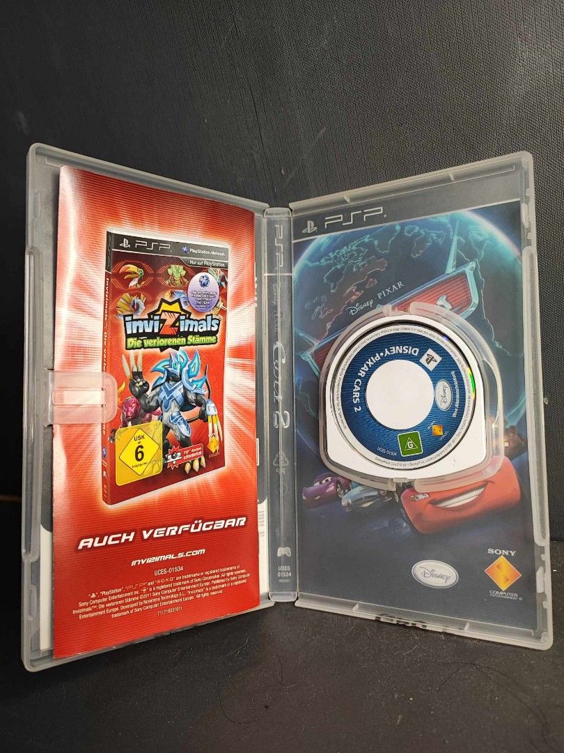 PSP UMD Games Cars 2, Video Gaming, Video Games, PlayStation on Carousell