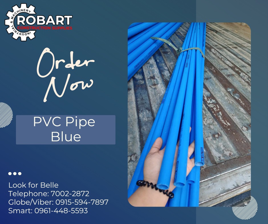 PVC Pipe Blue, Commercial & Industrial, Construction Tools & Equipment ...