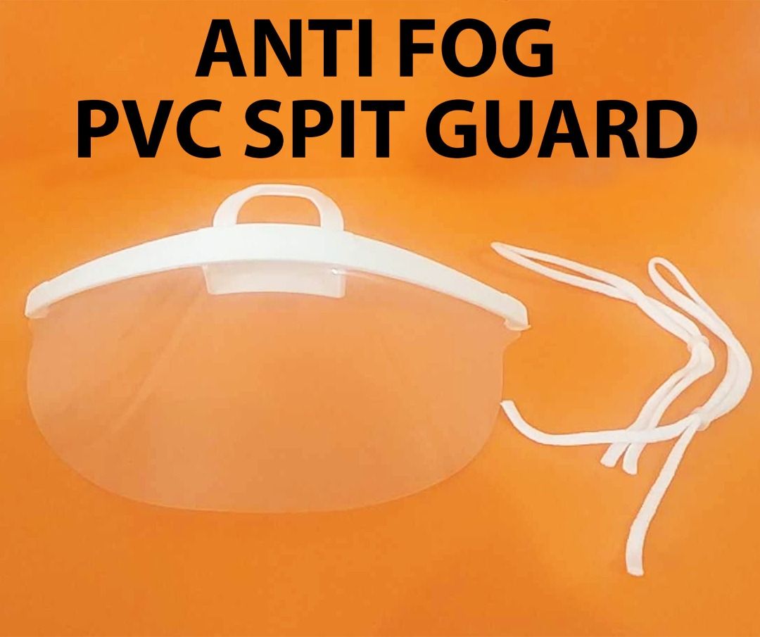 PVC SPIT GUARD ANTI FOG SNEEZE GUARD SANITARY FOOD PREPARATION MOUTH ...