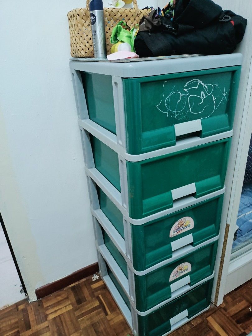 Rak laci plastik, Furniture & Home Living, Furniture, Shelves, Cabinets ...