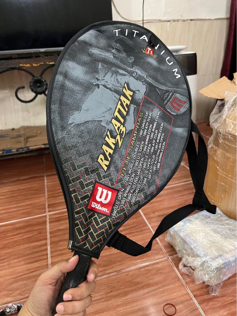 Raket Tennis Wilson Junior Rak Attack, Olah Raga, Perlengkapan Olahraga ...