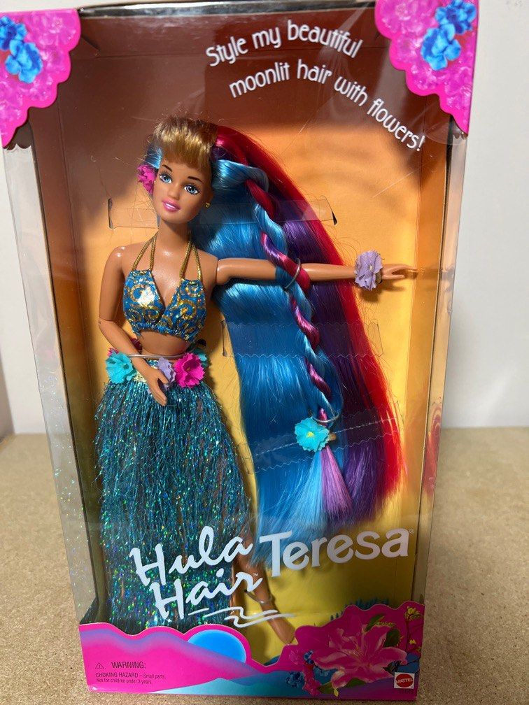 (RARE) Hula Hair Teresa Barbie, Hobbies & Toys, Toys & Games on Carousell
