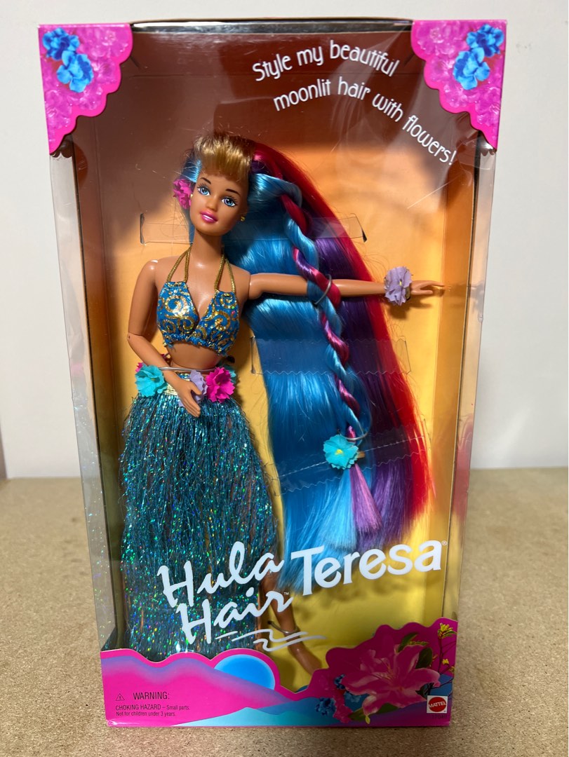 (RARE) Hula Hair Teresa Barbie, Hobbies & Toys, Toys & Games on Carousell
