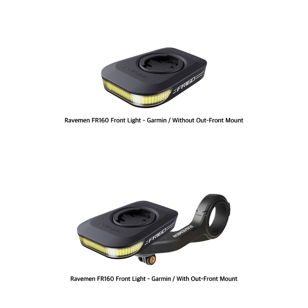 Ravemen FR160 USB Rechargeable Front Light - Garmin - With/Without Out ...