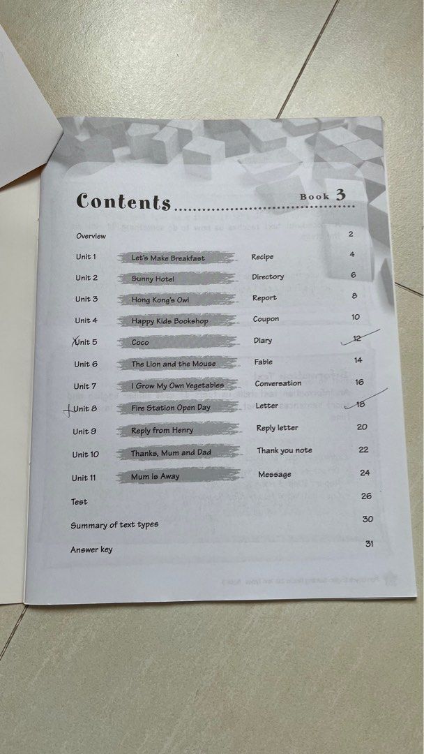 P3 Reading comprehension - set of 3 together, 興趣及遊戲, 書本 & 文具, 書本及雜誌 ...