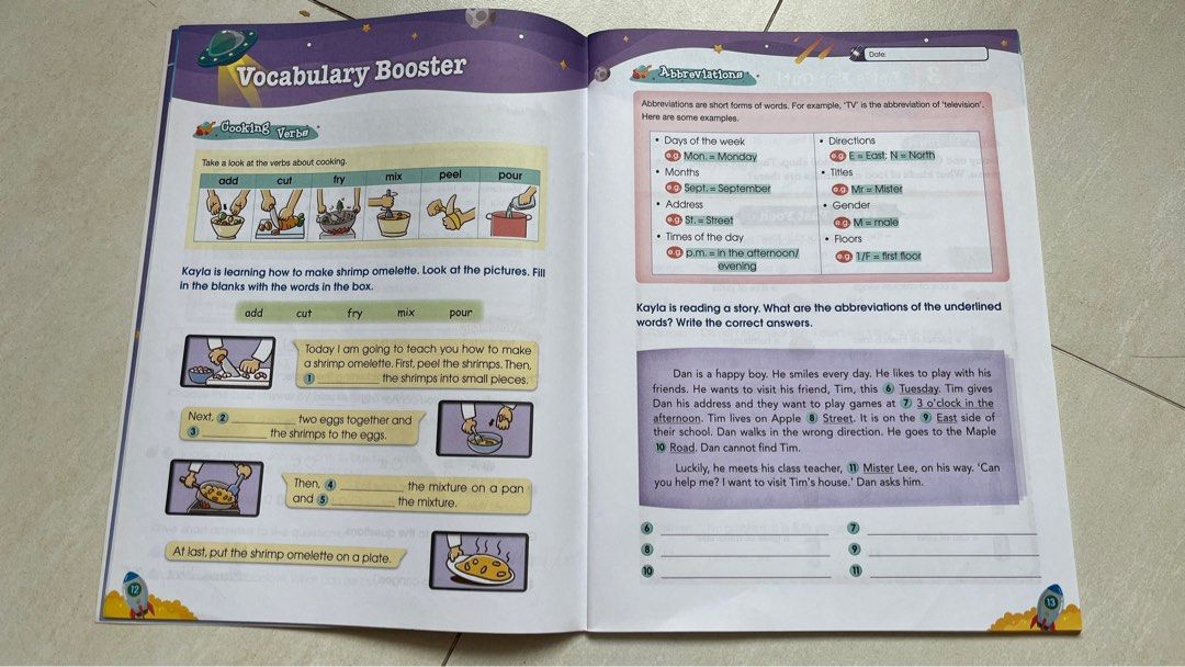 P3 Reading comprehension - set of 3 together, 興趣及遊戲, 書本 & 文具, 書本及雜誌 ...