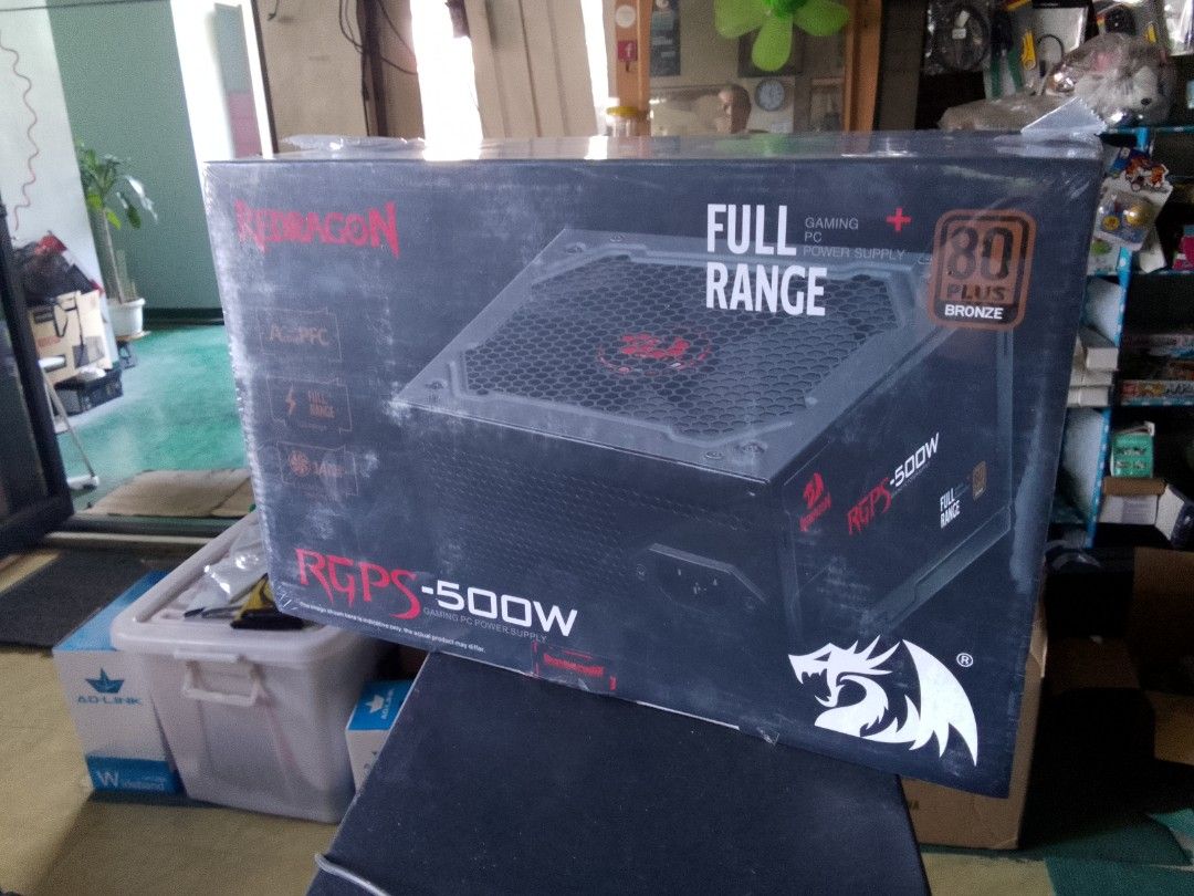 Redragon RGPS GC-PS001 500W Gaming Power Supply 80 plus bronze ...