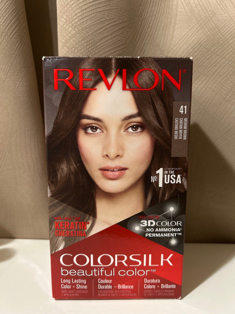 Revlon Colorsilk Hair Dye - Medium Brown 41, Beauty & Personal Care ...
