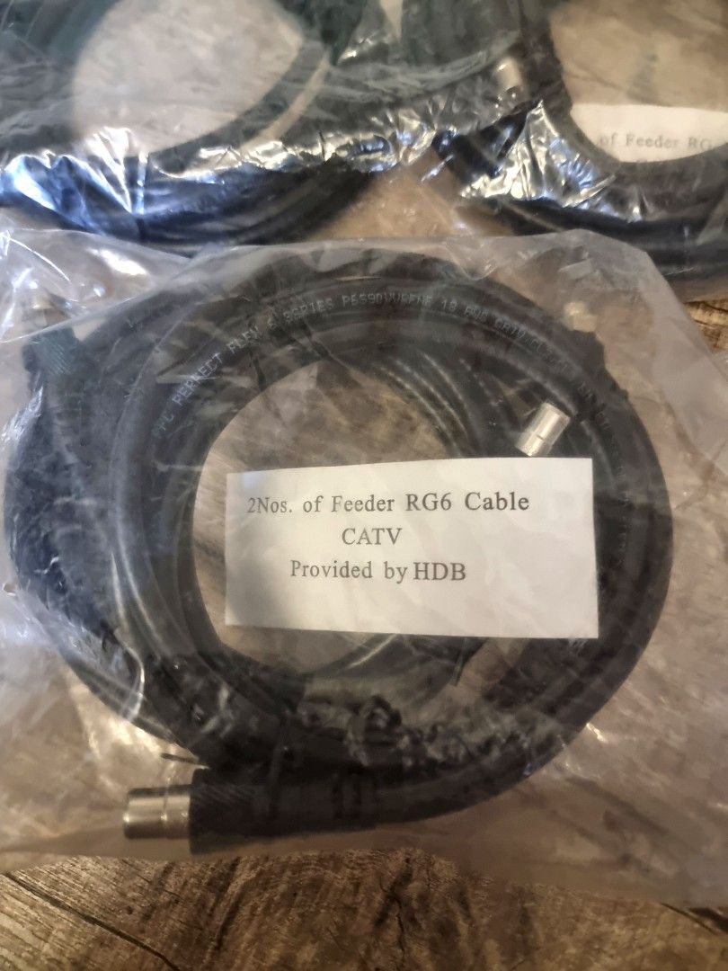 RG6 cables, Computers & Tech, Parts & Accessories, Cables & Adaptors on ...