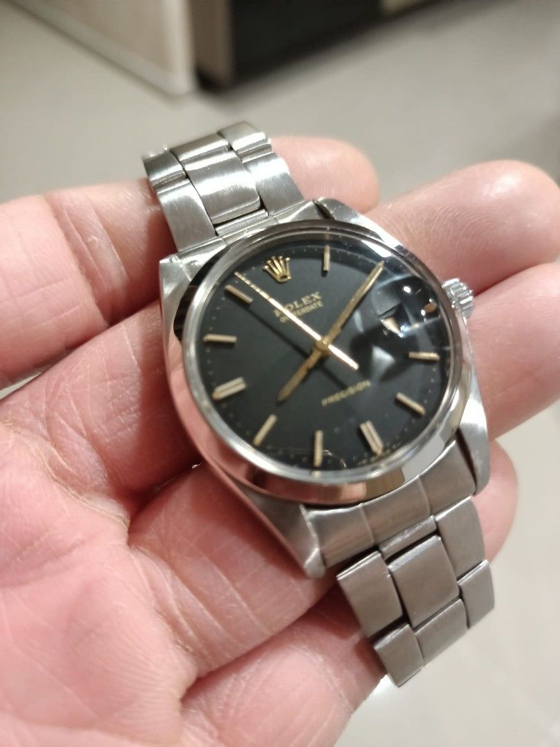 Rolex 6694 precision 34mm, Luxury, Watches on Carousell