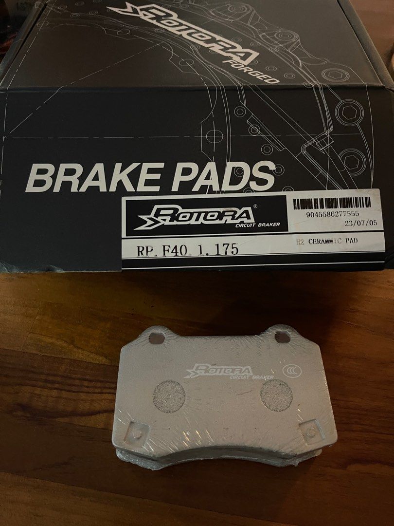 Rotora 4 pot brake pads, Car Accessories, Accessories on Carousell