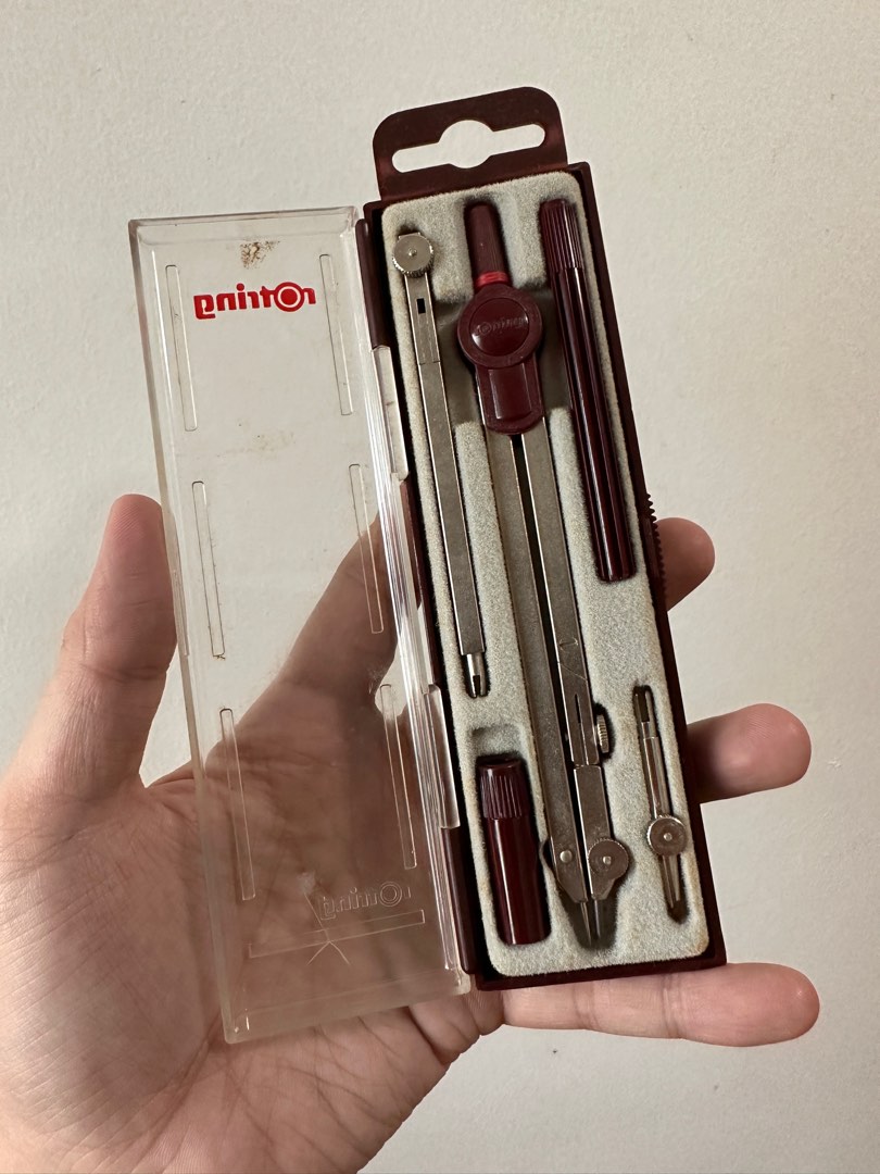 Rotring Univ Compass Set, Hobbies & Toys, Stationary & Craft ...