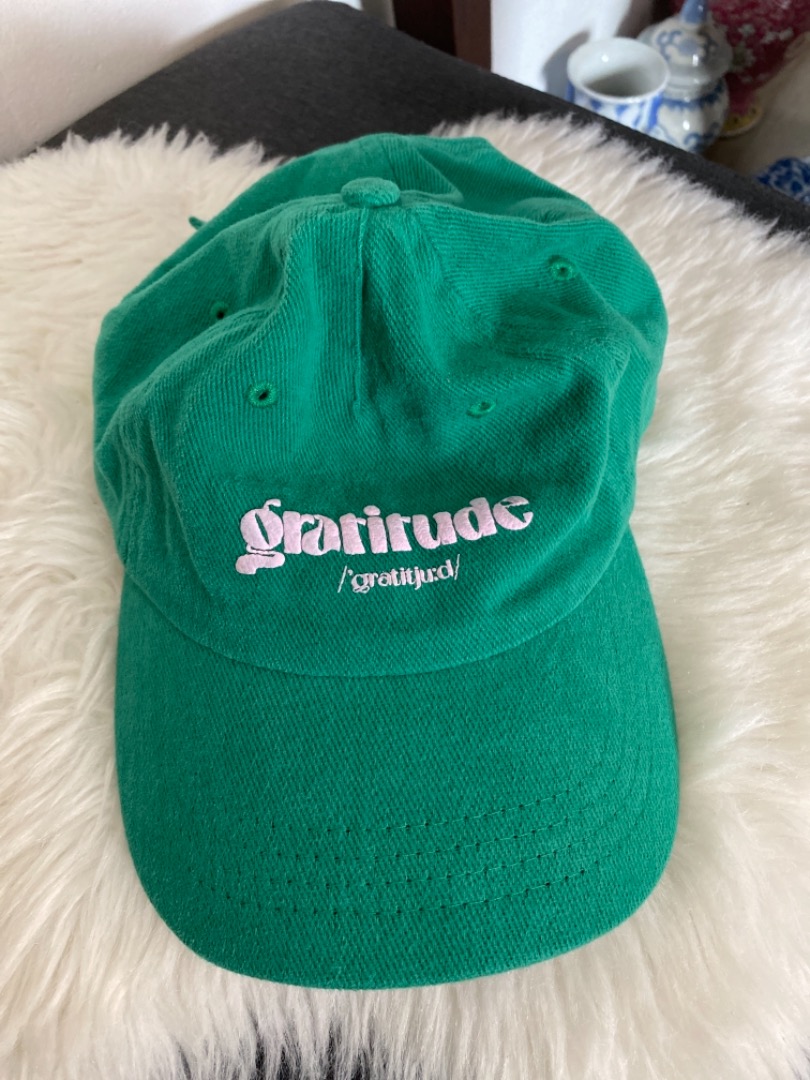 Rubi cap “gratitude” logo, Women's Fashion, Activewear on Carousell