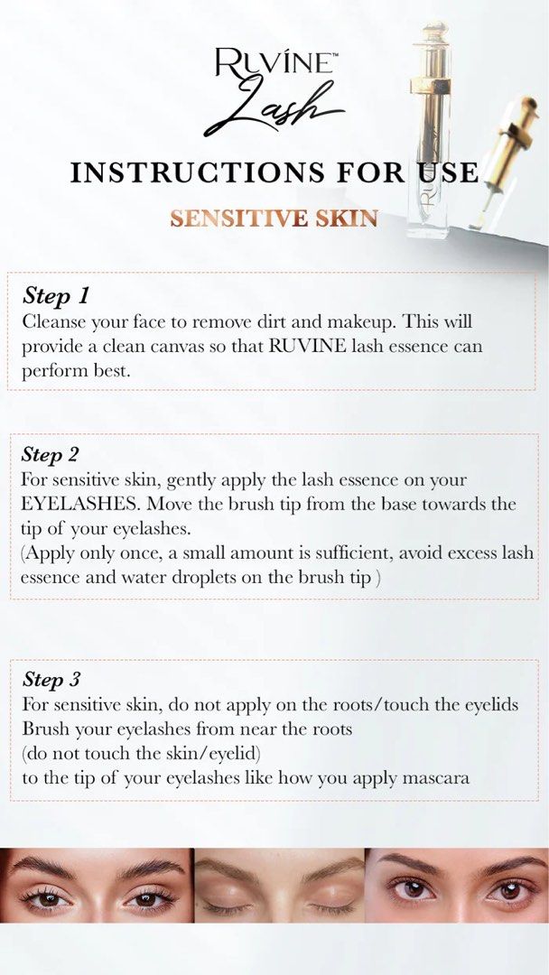 RUVINE - Lash Essence, Beauty & Personal Care, Ear Care on Carousell