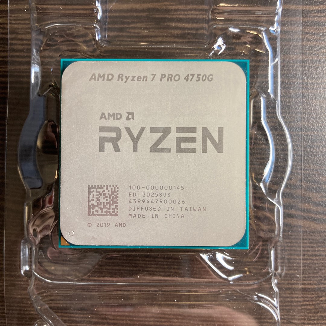 Ryzen 7 Pro 4750G 8C/16T CPU with Vega 8, 電腦＆科技, 電腦周邊及配件, 電腦周邊產品 ...