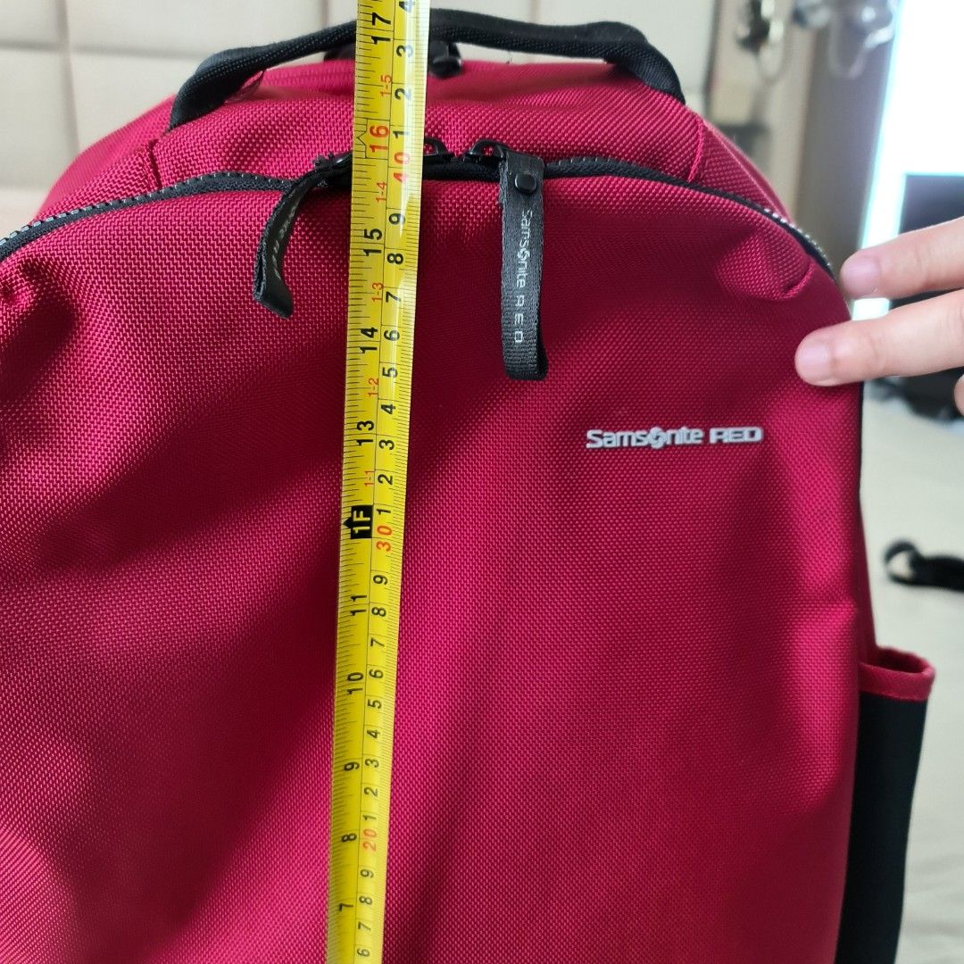 Samsonite Red Backpack, Men's Fashion, Bags, Backpacks on Carousell