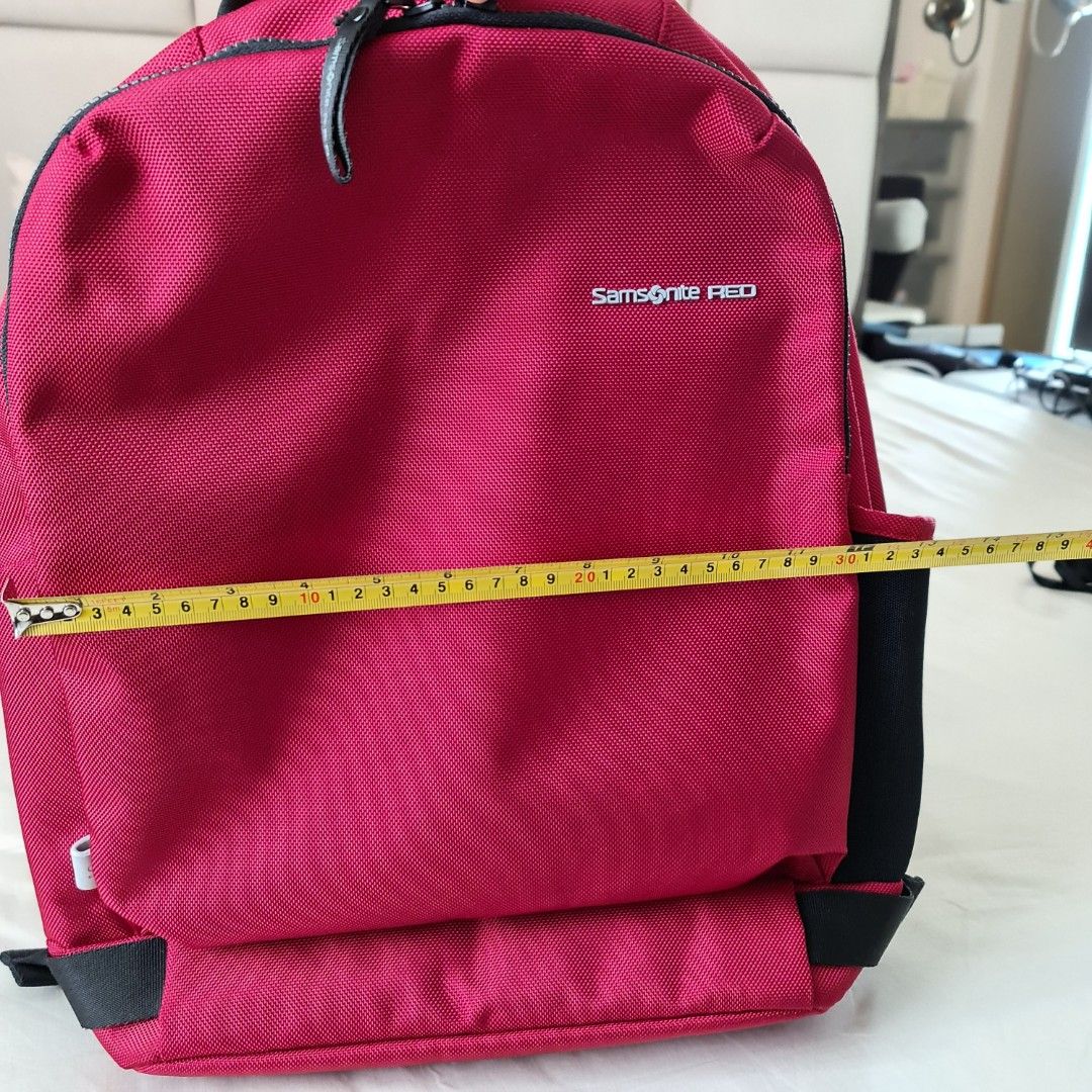 Samsonite Red Backpack, Men's Fashion, Bags, Backpacks on Carousell