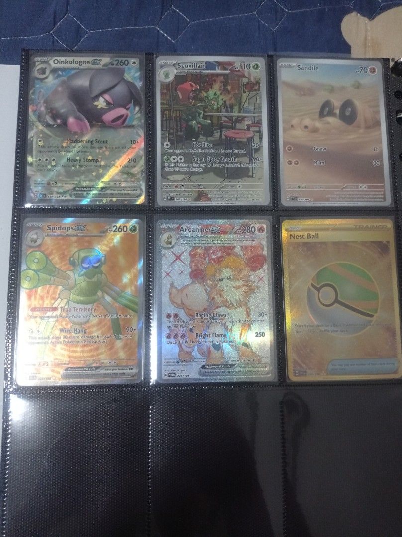 Scarlet Violet EX & Paldea Evolved EX & Obsidian Flames EX Full Art ...