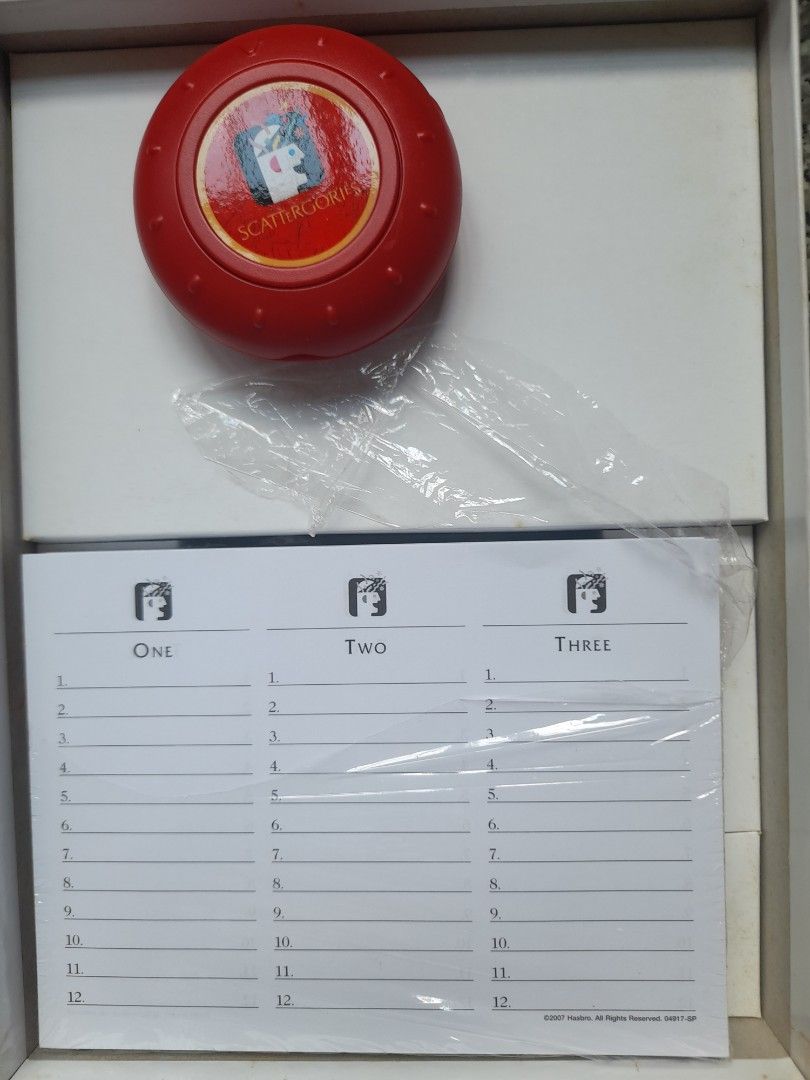 SCATTERGORIES Board Game on Carousell