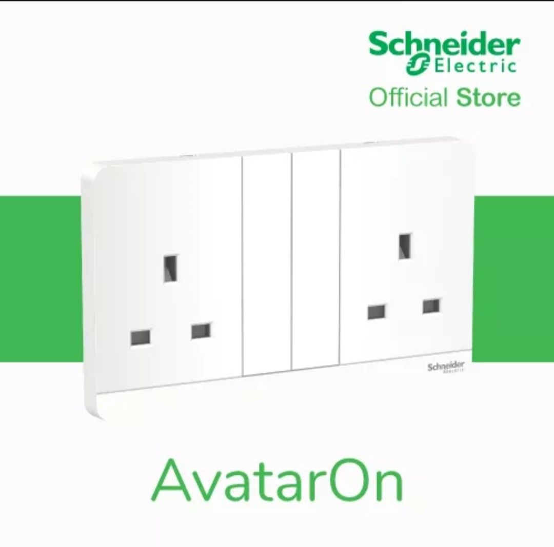 Schneider Avatar switches and sockets, TV & Home Appliances, Electrical ...