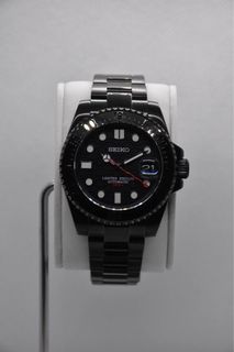Seiko Mod Full Rose Gold Submariner Automatic Divers Watch, Men's ...