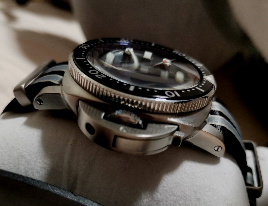SeikoMarineMasterPam Mod NH35, Luxury, Watches on Carousell