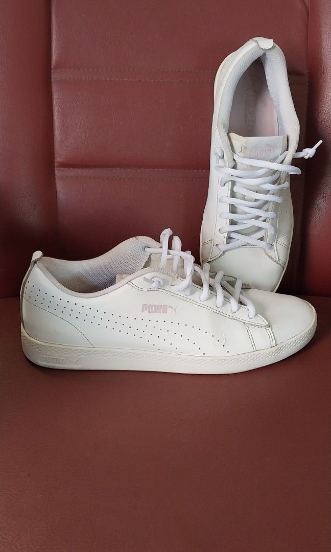 Sepatu Puma putih 39, Fesyen Wanita, Sepatu di Carousell