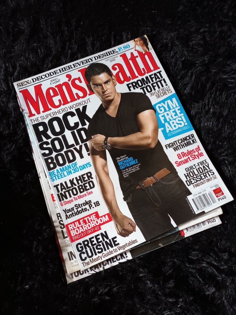 Set - Men's Health PH magazines Enrique Gil Dennis Trillo on Carousell