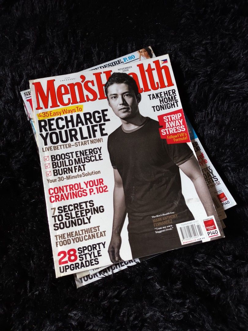 Set - Men's Health PH magazines Enrique Gil Dennis Trillo on Carousell